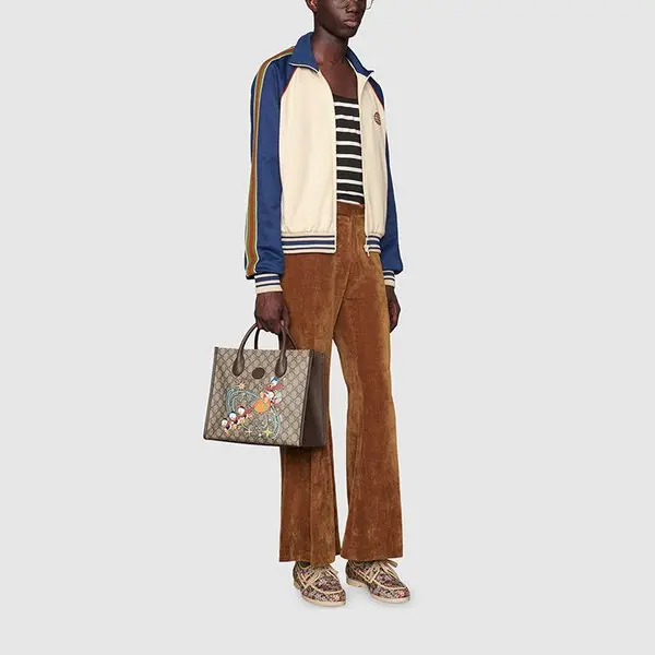 Gucci Gg Patch Zip Jacket