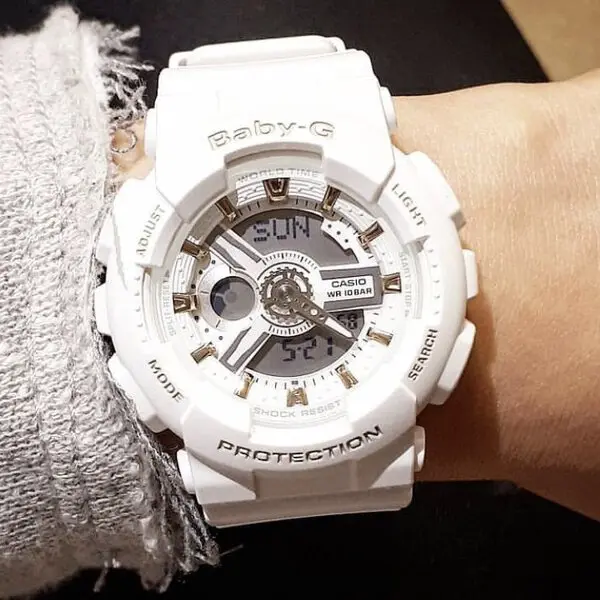 Casio Baby-g Ba-110ga-7a1 Watch - White
