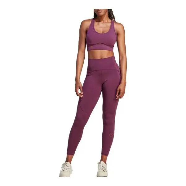 Adidas Stella Mccartney Truestrength Medium-support Bra - Red Night