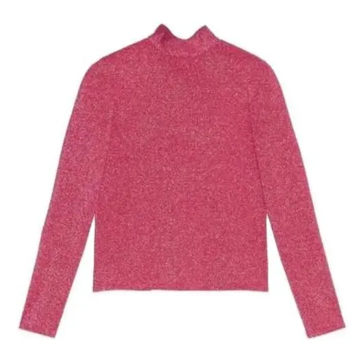 Gucci Lam-effect Knitted Top - Pink