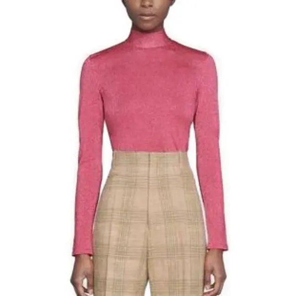 Gucci Lam-effect Knitted Top