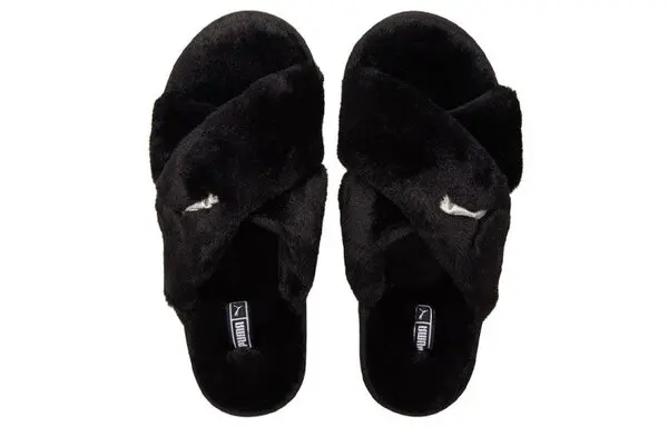 PUMA Fluff X Strap Slide - Black