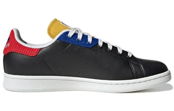 Adidas Stan Smith Sneakers - Black/red/yellow