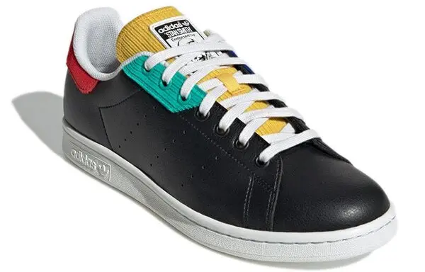 Adidas Stan Smith Sneakers - Black/red/yellow