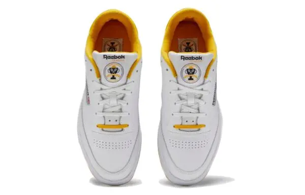 REEBOK Club C 85 "white Fierce Gold" Sneakers - White/yellow