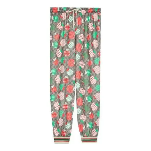 Gucci Les Pommes Jogging Pants - Beige/brown