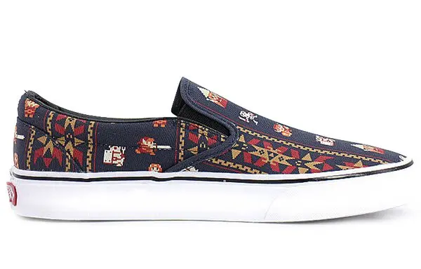 VANS Nintendo X Classic Slip-on "zelda" Sneakers - Blue
