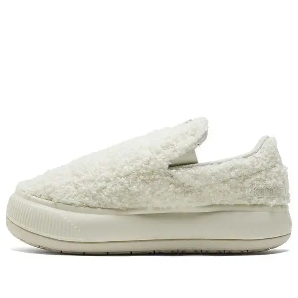 PUMA Suede Mayu Slip-on "teddy Marshmallow - Creamwhite