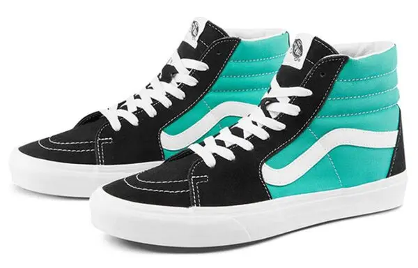 VANS Sk8-hi High Top Sneakers - Green/black