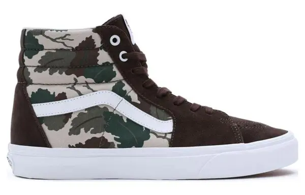 VANS Sk8-hi Leaf Camo Lace Up Sneakers