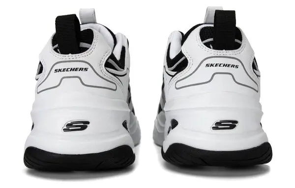 Sketchers Dlites 4.0 Athletic Sneakers - White/black/grey