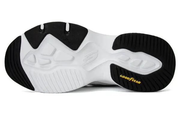 Sketchers Dlites 4.0 Athletic Sneakers - White/black/grey