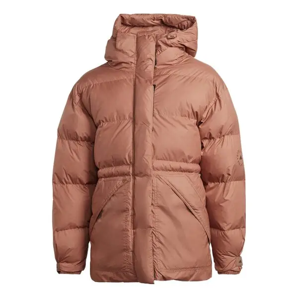 Adidas Stella Mccartney Padded Mid-length Winter Jacket - Brown