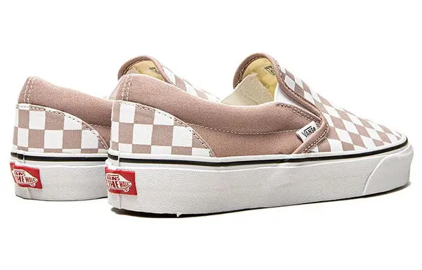 VANS Classic Slip-on Checkerboard Sneakers - Pink/blue