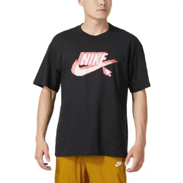 Nike Max90 T-shirt 'black - Black/multi-color
