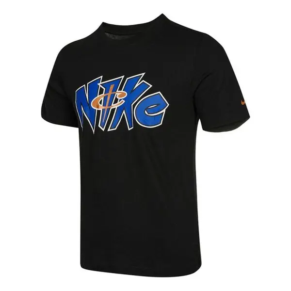 Nike Lil Penny Alphabet Printing Casual Sports Short Sleeve T-shirt - Black