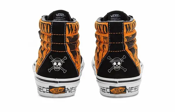 VANS One Piece X Skate Sk8-hi 'nami' High Top Sneakers