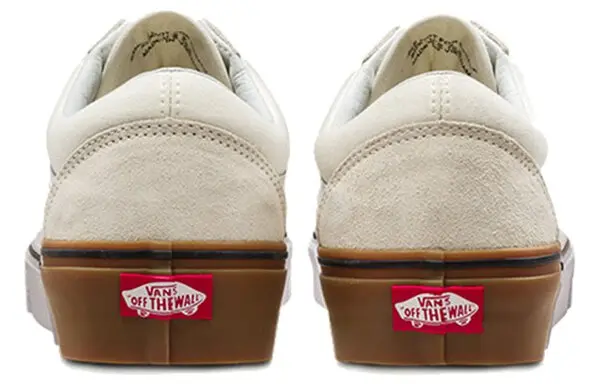 VANS Old Skool "gum Block" Low Top Sneakers - White/brown