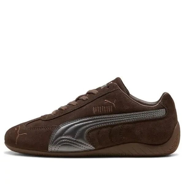 PUMA Speedcat Lux Suede Sneakers - Chocolate/gum