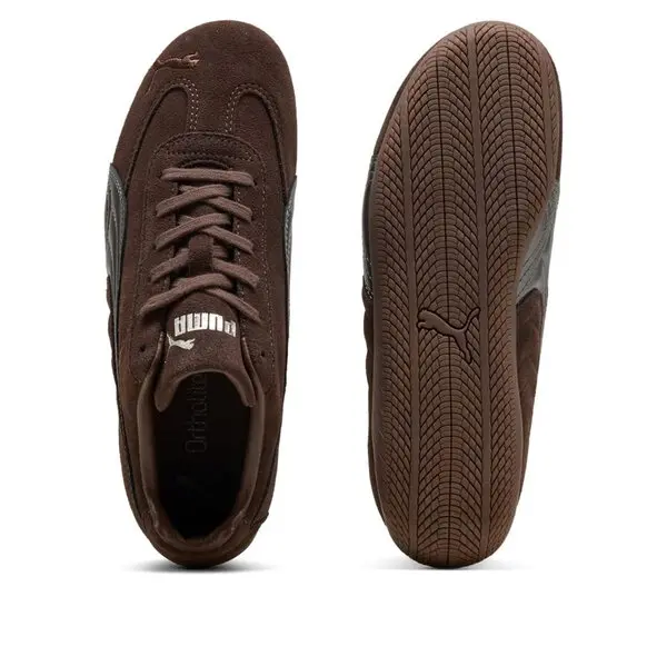 PUMA Speedcat Lux Suede Sneakers - Chocolate/gum