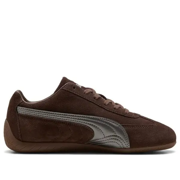 PUMA Speedcat Lux Suede Sneakers - Chocolate/gum