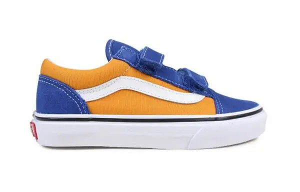 VANS Old Skool V "pop Blue Gold" Low Top Sneakers - Blue/orange