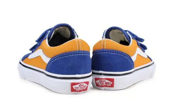 VANS Old Skool V "pop Blue Gold" Low Top Sneakers - Blue/orange