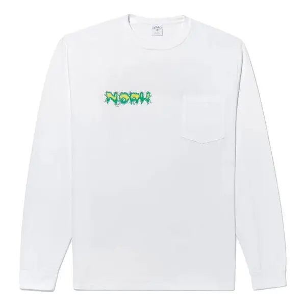 NOAH Shock Long Sleeve T-shirt - White
