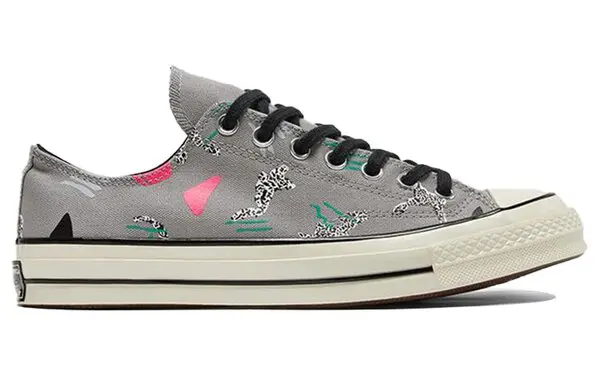CONVERSE Chuck 70 Low Top "archive Skate Print Dolphin - Gray/multi-color