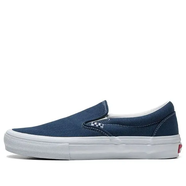 VANS Skate Slip-on Sneakers - Blue/white