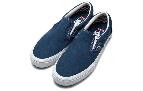 VANS Skate Slip-on Sneakers - Blue/white