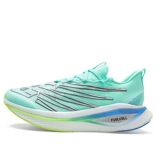 NEW BALANCE Fuelcell Supercomp Elite V3 Athletic Sneakers - Green/blue