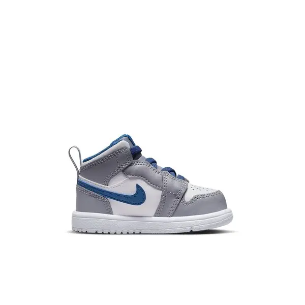 JORDAN 1 Mid Alt Sneakers - Gray/white/blue