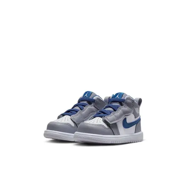 JORDAN 1 Mid Alt Sneakers - Gray/white/blue