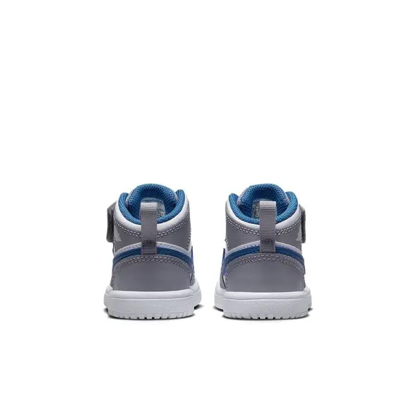 JORDAN 1 Mid Alt Sneakers - Gray/white/blue