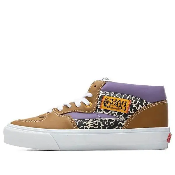 VANS Half Cab Vlt Lx Mid Top Sneakers - Brown/purple