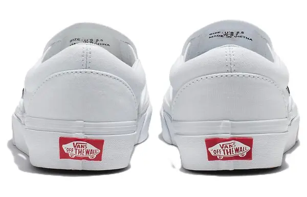 VANS Embroidered Slip-on Sneakers - White