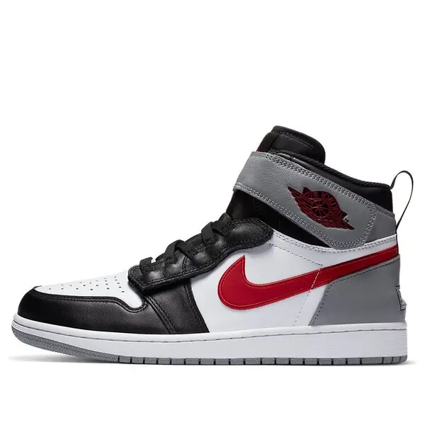 JORDAN Air 1 Flyease High Top Sneakers - Black/white/particle Grey