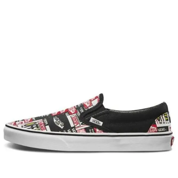 VANS Label Mix" Slip-on Sneakers - Black