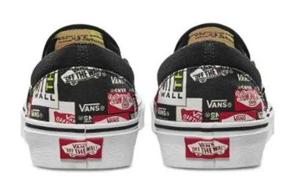 VANS Label Mix" Slip-on Sneakers - Black