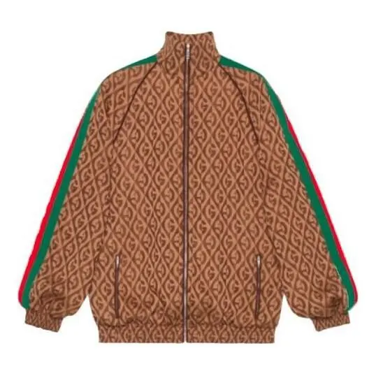 Gucci G Rhombus Track Jacket - Brown