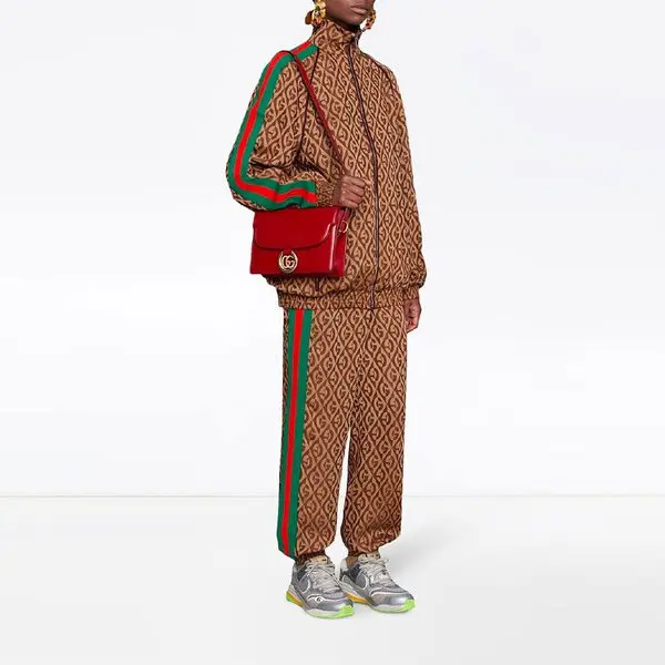 Gucci G Rhombus Track Jacket - Brown