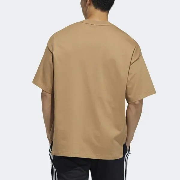 Adidas Casual Sports Stylish Short Sleeve T-shirt - Yellow