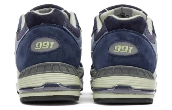 NEW BALANCE 991 Retro Low Top Sneakers - Blue/gray