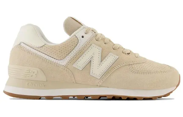 NEW BALANCE 574 Low Top Sneakers - Cream