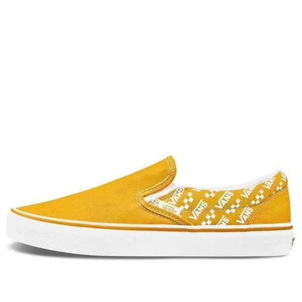 VANS Classic Slip-on "logo Repeat - Yellow