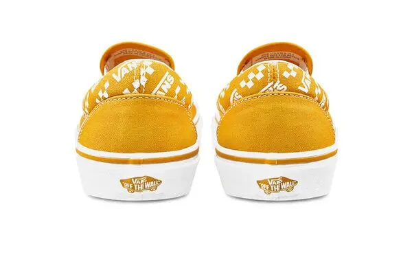 VANS Classic Slip-on "logo Repeat - Yellow