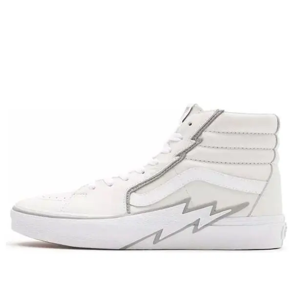 VANS Sk8-hi "bolt" High-top Sneakers - White/grey
