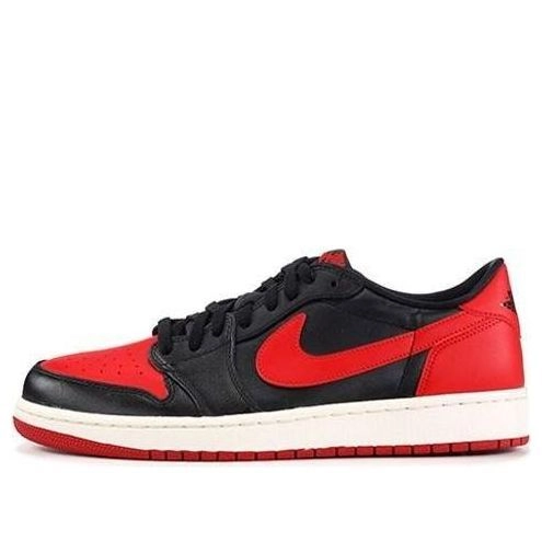 JORDAN 1 Retro Low Og "bred - Black/varsity Red-sail