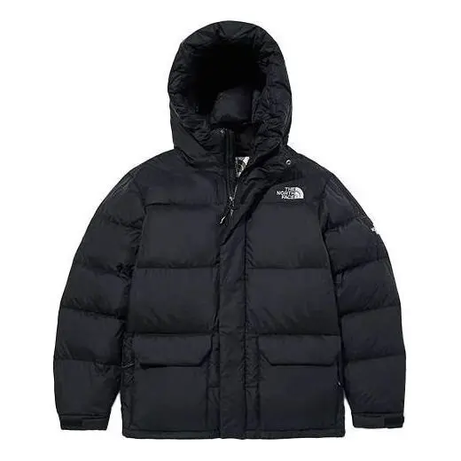 The North Face Hooded Down Parka Jacket - Black